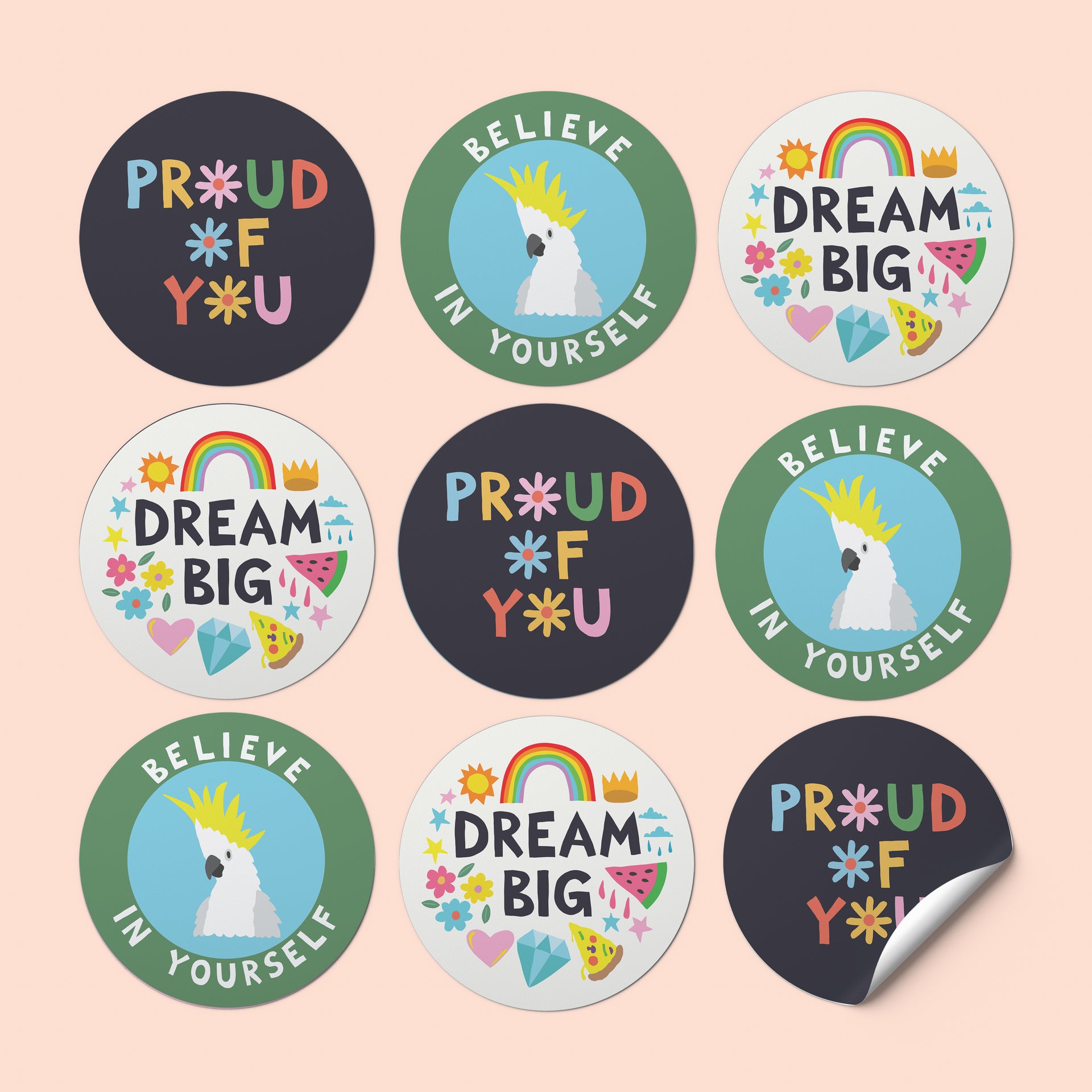 Determined Stickers – TEACHERLATTE